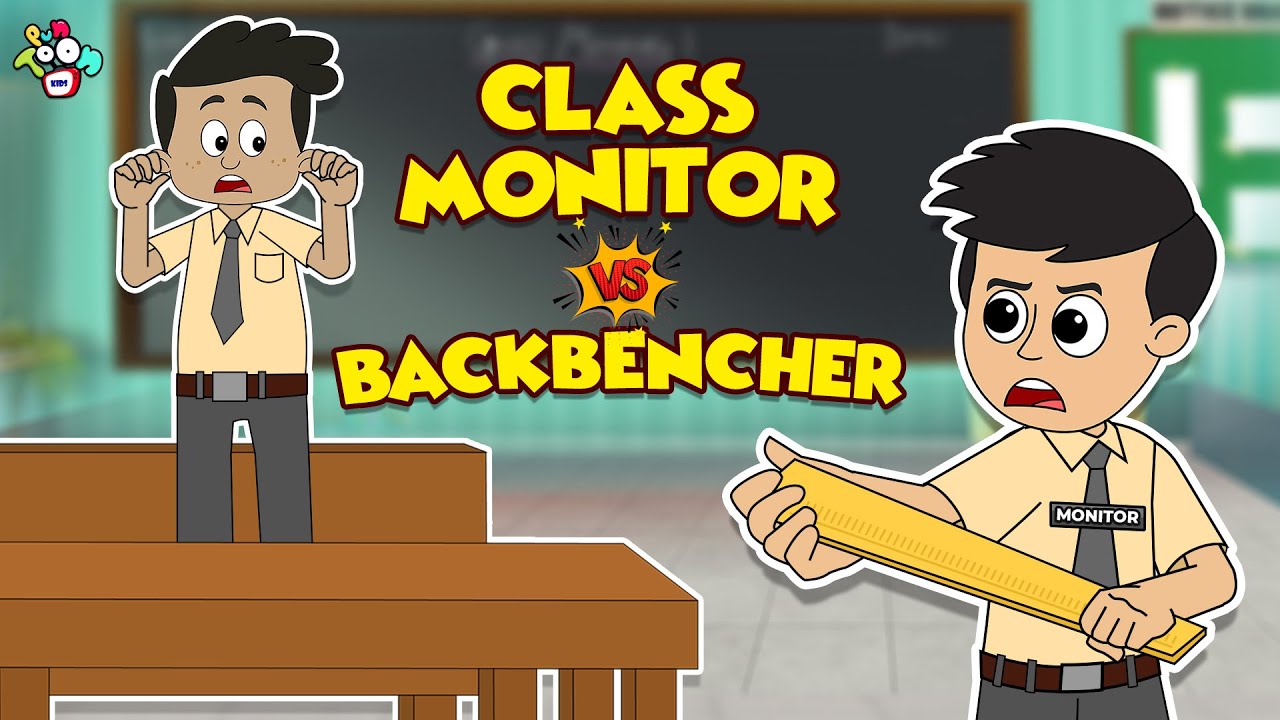 Class Monitor vs Backbencher | Animated Stories | English Cartoon ...
