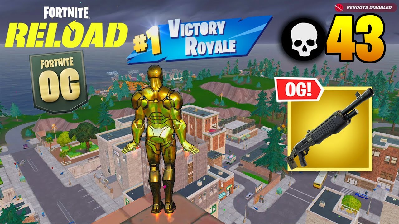 43 Elimination Solo Vs Squads Reload "Zero Build" Gameplay Wins ...