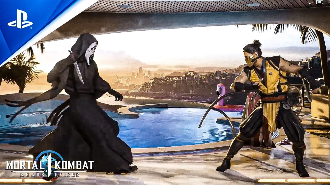 MORTAL KOMBAT 1 - NEW GHOSTFACE 15 MINTUES OF PS5 GAMEPLAY 4K UHD - YouTube