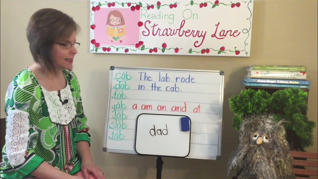 VIDEO: Reading: Set 1. Lesson 1. Word Family Pattern -ab - YouTube