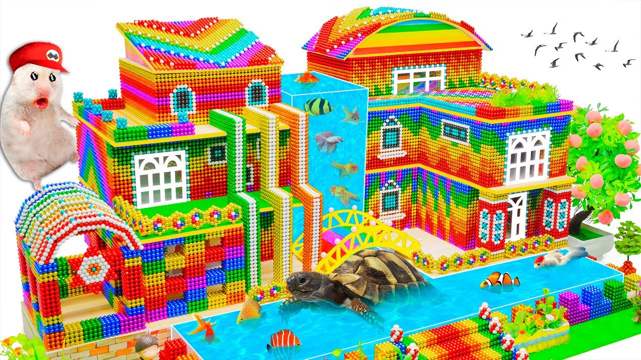 DIY - Build FUN Summer House With Amazing Infinity Pool To Swimming ...