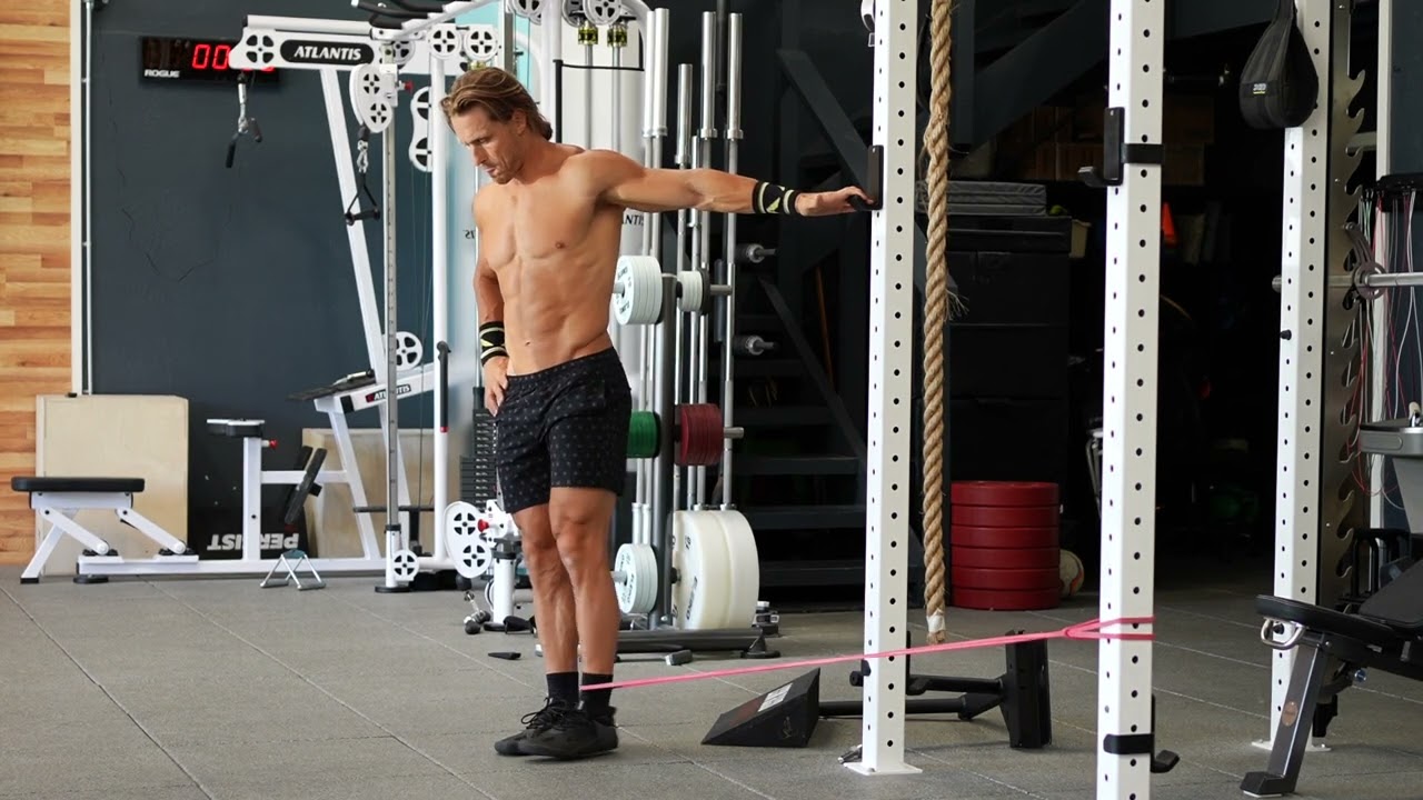 Single Leg Banded Hip Adduction - YouTube