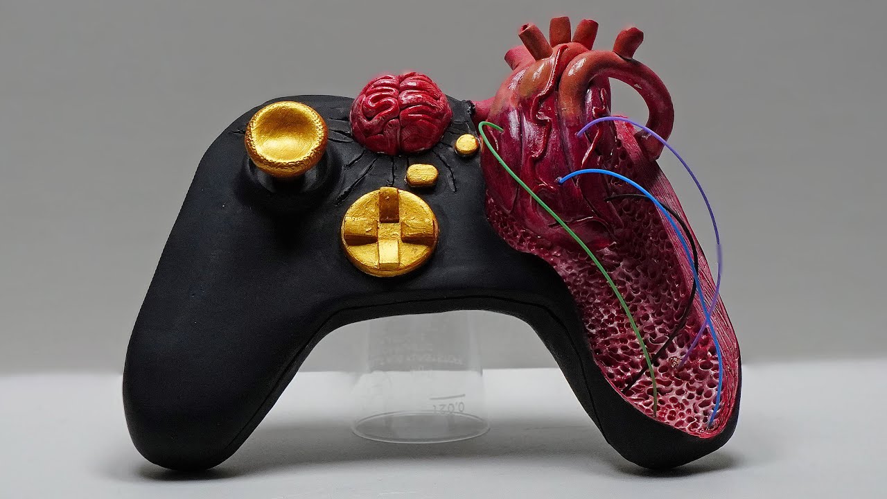 “Made gaming controllers in the laboratory.”Polymer clay - YouTube