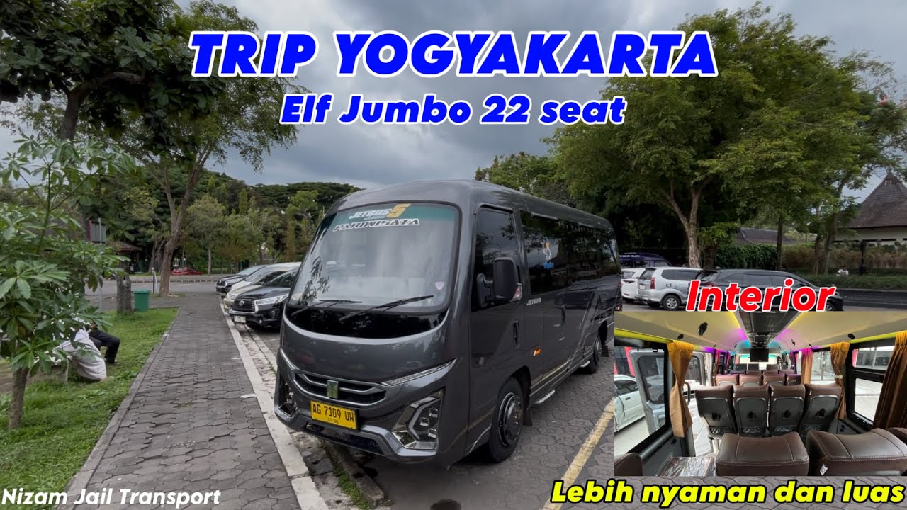 Trip Yogyakarta pakai Elf Jumbo 22 seat - YouTube