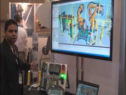 Tecnomatix Process Simulate Virtual Commissioning demo at IMTS 2012 ...