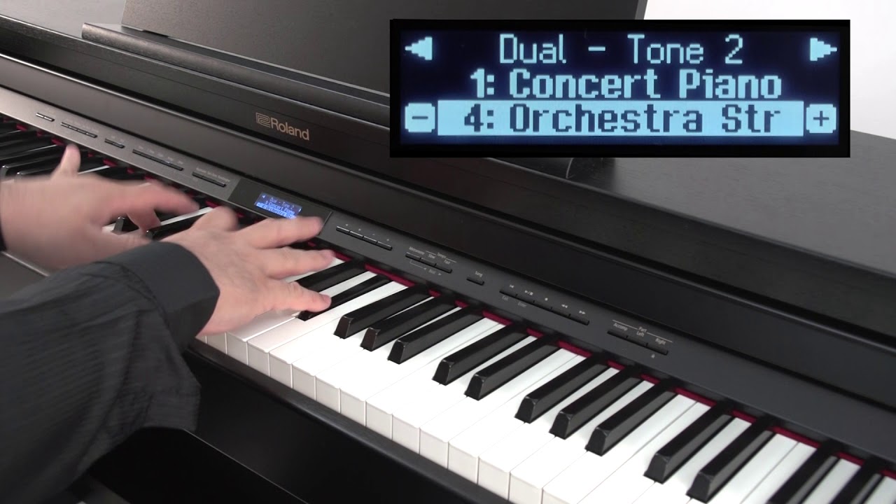 “Using the Dual and Split Functions” Roland GP / LX / HP /DP series #03 ...