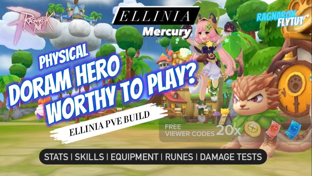 Ragnarok Mobile | Ellinia - DPS (PVE Build + Core 1/7 Dmg Test) #ROM # ...