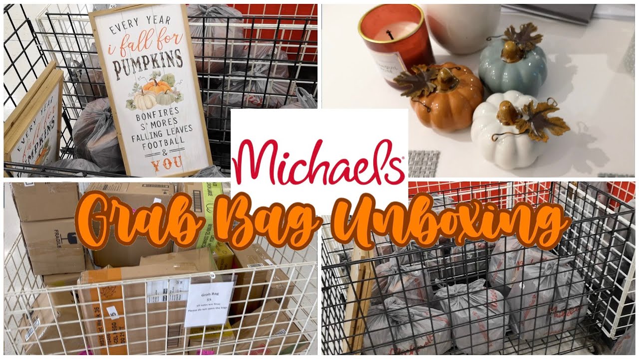 MICHAELS 🎨 $5 Grab Bag Unboxing! 🛍Halloween/Thanksgiving/Fall Clearance ...