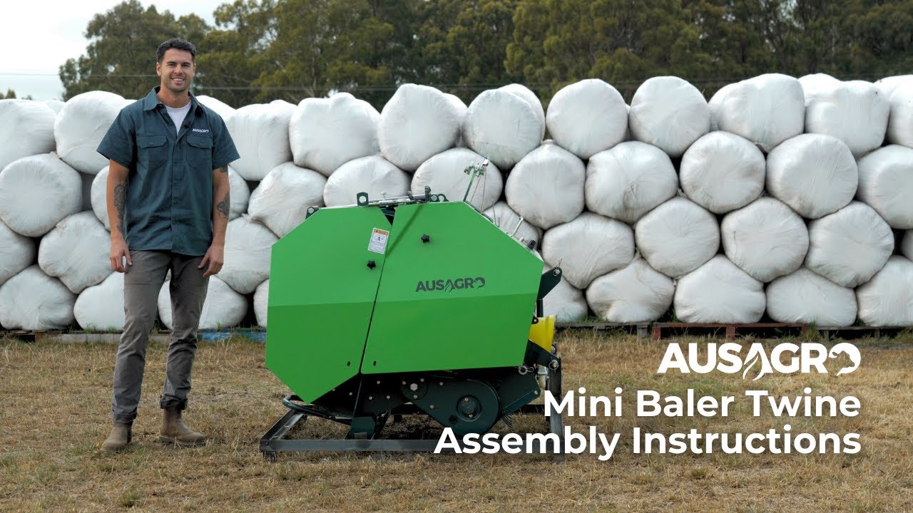 How to Assemble the Aus Agro Mini Hay Baler Twine System: Step-by-Step Guide - YouTube