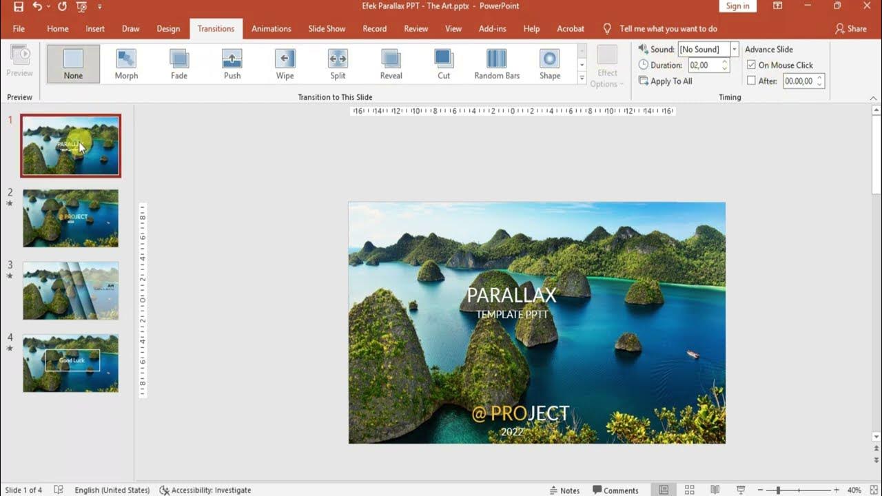 Efek Parallax - Morph Transitions | PowerPoint (ppt) | FREE - GRATIS ...