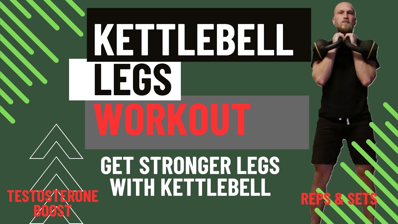 Get STRONGER legs with KETTLEBELL! 3 exercises, 5 sets - YouTube