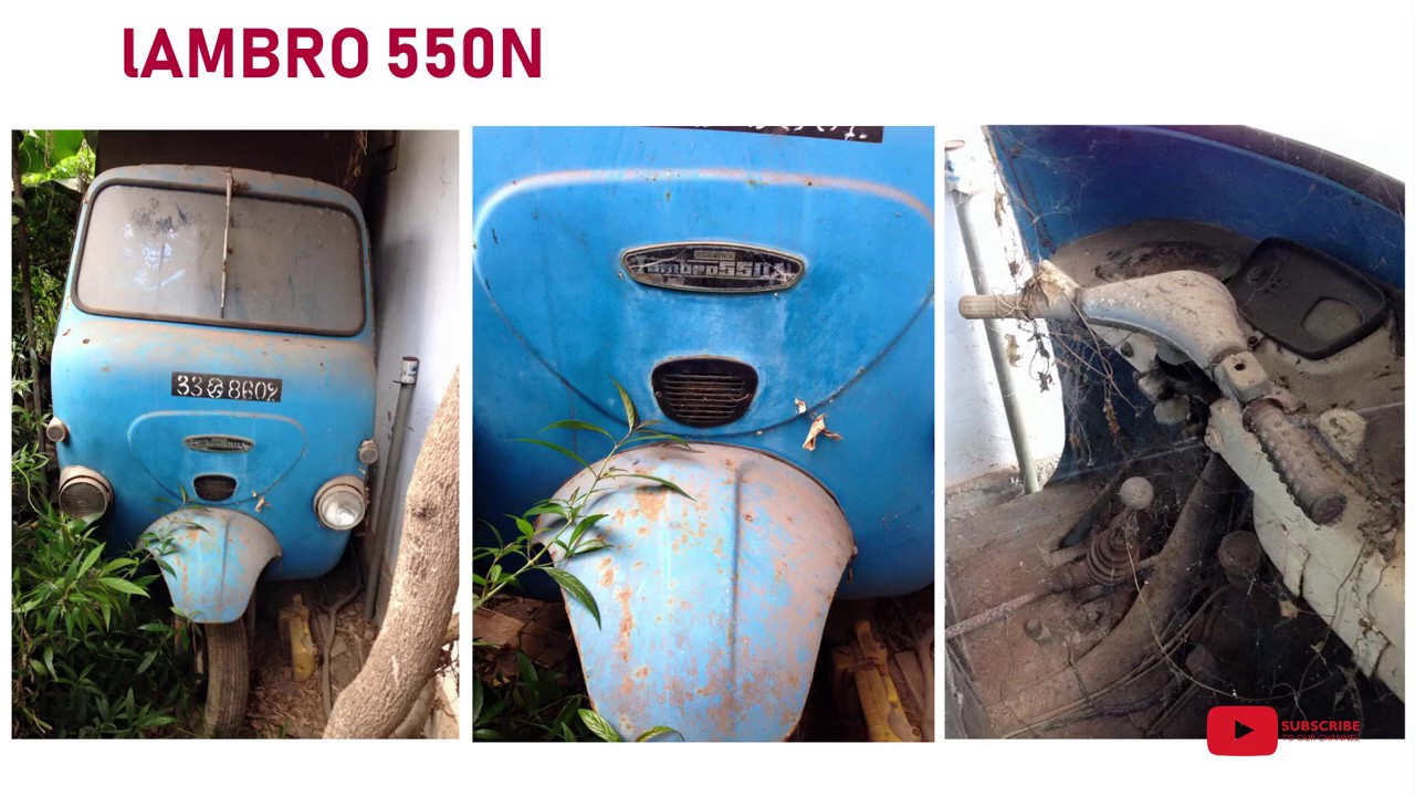 Lambro 550N Restore and repair | lambretta restoration - YouTube