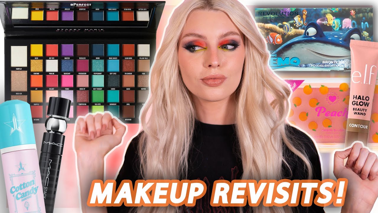 GRWM SMOKEY EYES ⚡️ EYESHADOW PALETTE REVISITS! - YouTube