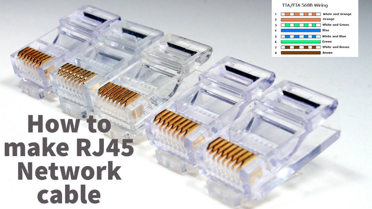 How To Make RJ45 Network Patch Cable | Nepali Guide - YouTube