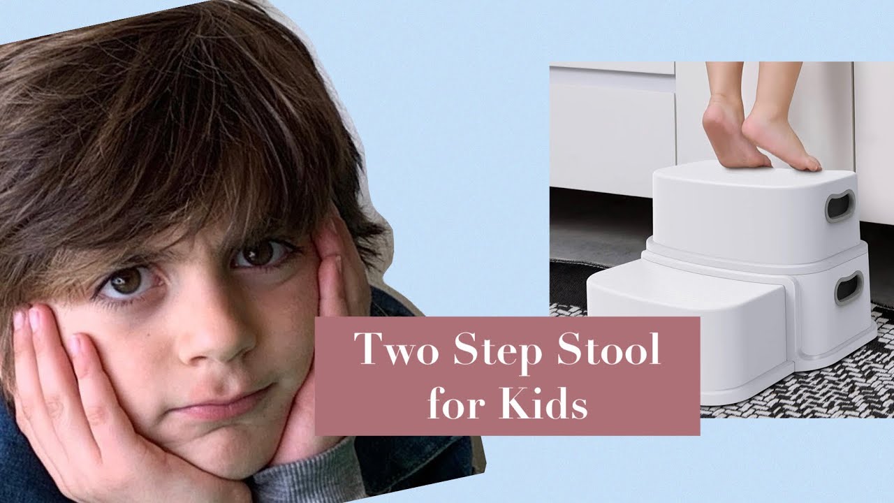 Two step stool for kids - YouTube