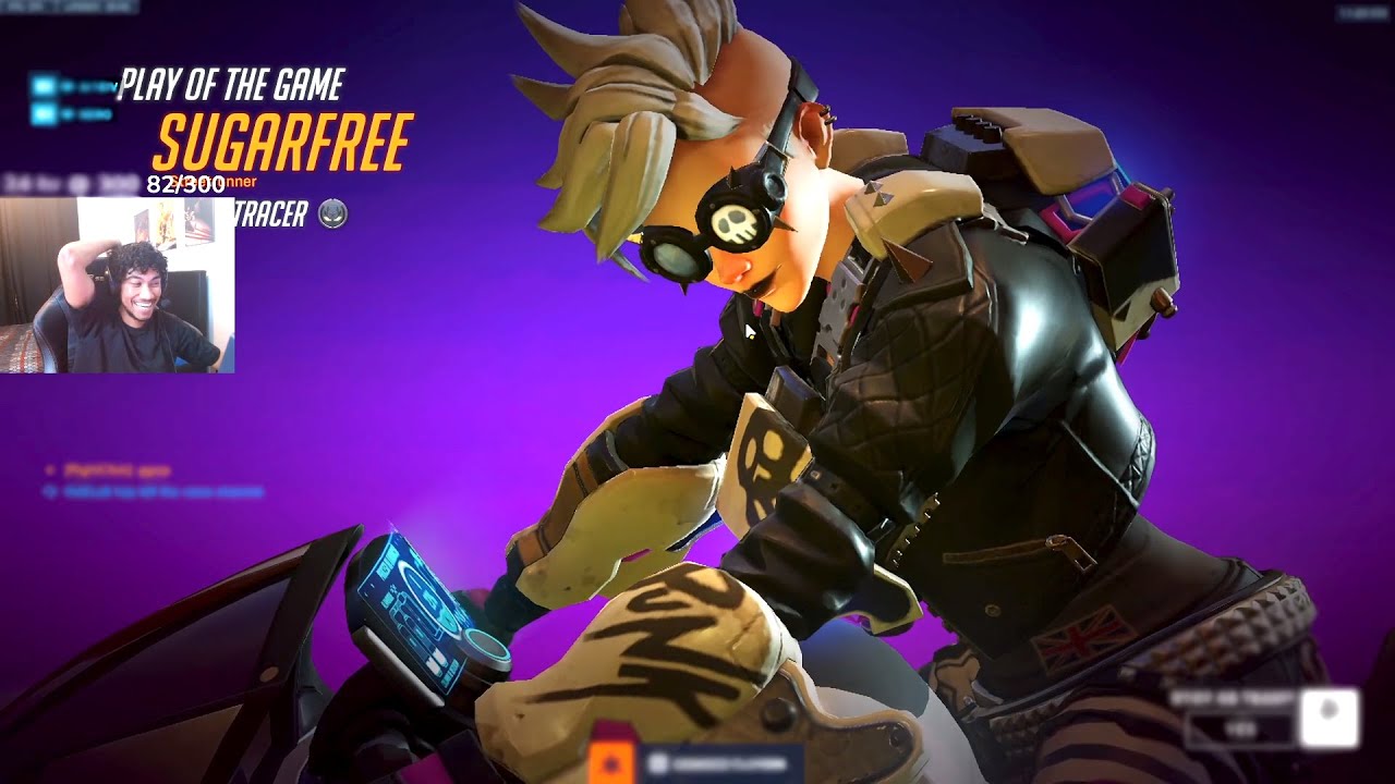 SUGARFREE TRACER BUFF - POTG! [ OVERWATCH 2 TOP 500 SEASON 8 ] - YouTube