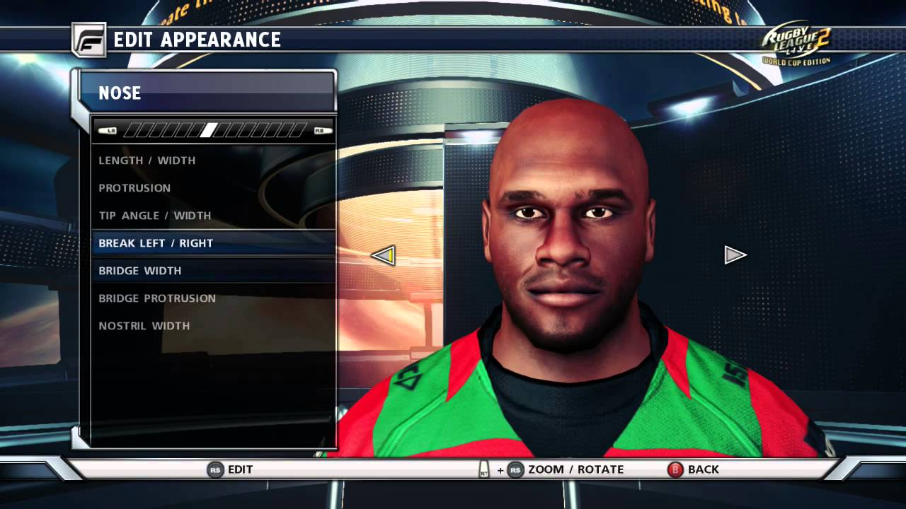 Rhys Wesser | Classic Player | Rugby League Live 2 Player Creator - YouTube