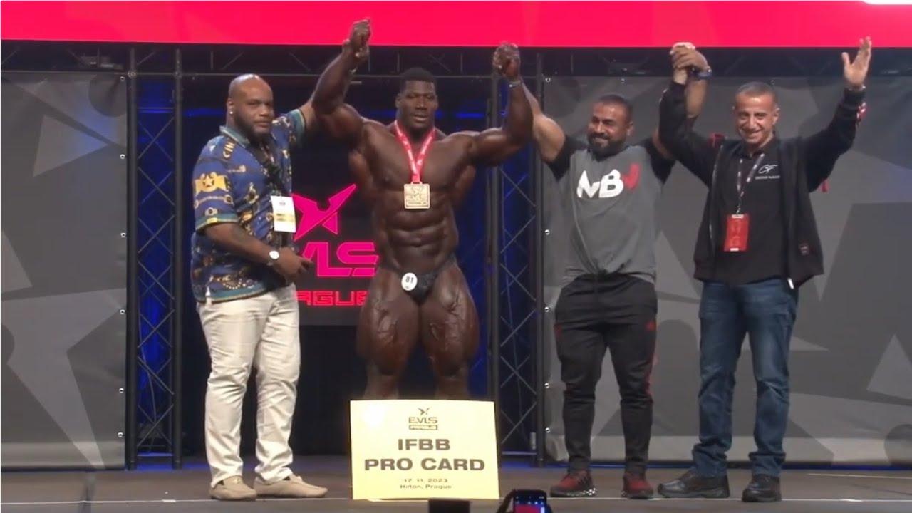 Rubiel Mosquera💪🏾2023 EVLS Prague Amateur Overall Champion and New Pro ...