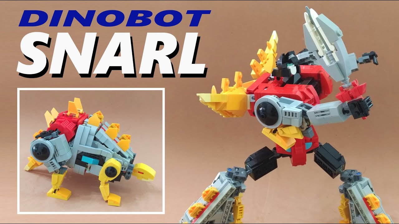 LEGO Dinobot Snarl from G1 transformer cartoon/ robot Dinosaur ...