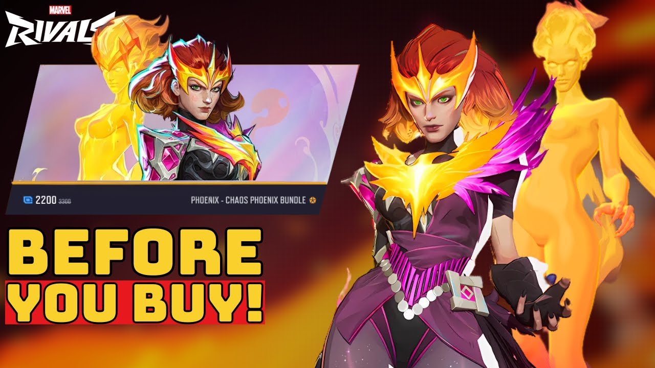Phoenix Chaos Phoenix Skin Showcase - Marvel Rivals - YouTube