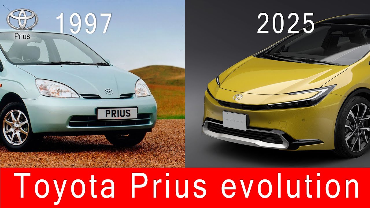 Toyota Prius evolution | 1997-2025 - YouTube