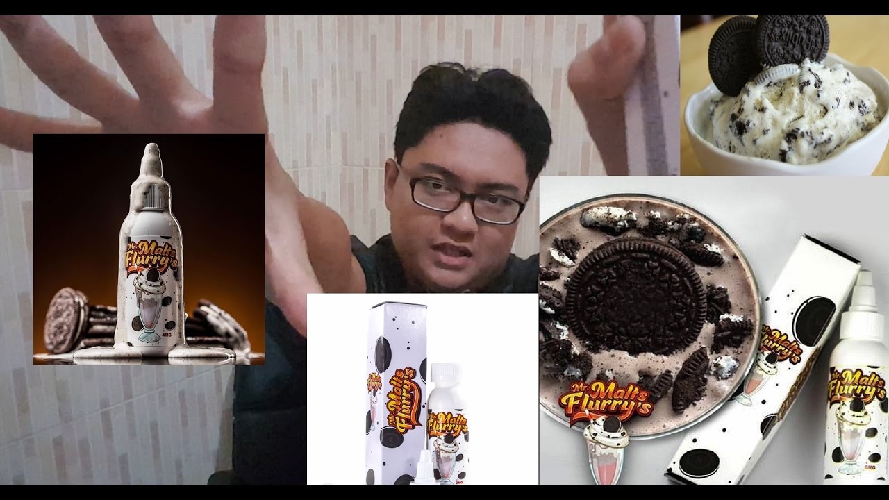 Mr.Malt's Flurry's 60ML Oreo Mc Flurry - YouTube
