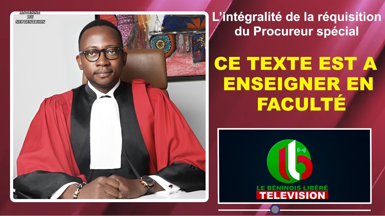 L’INTEGRALITE DE LA REQUISITION DU PROCUREUR SPECIAL : CE TEXTE EST A ...