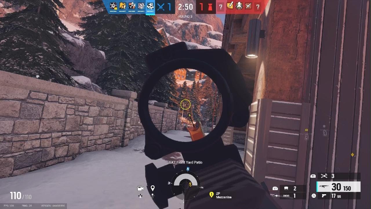Rainbow 6 chalet Ace 4k clutch - YouTube