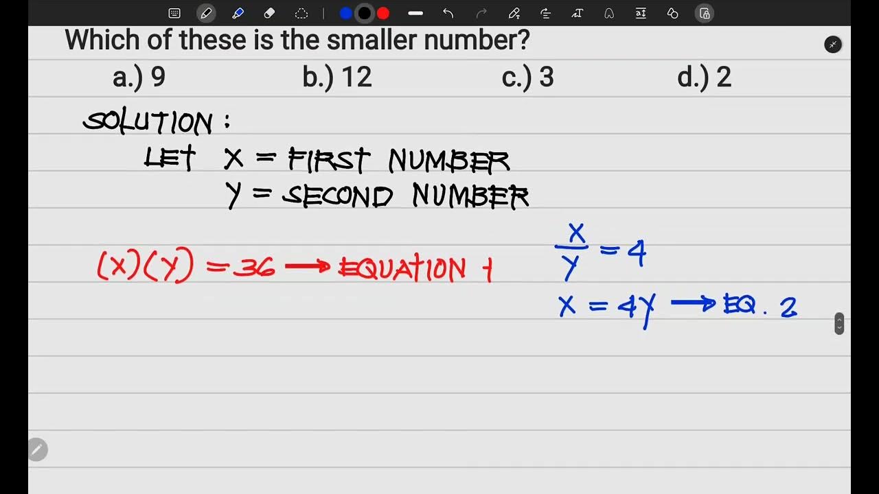 ALGEBRA WORD PROBLEM 1 (@1001MathReviewerandTutorial) - YouTube