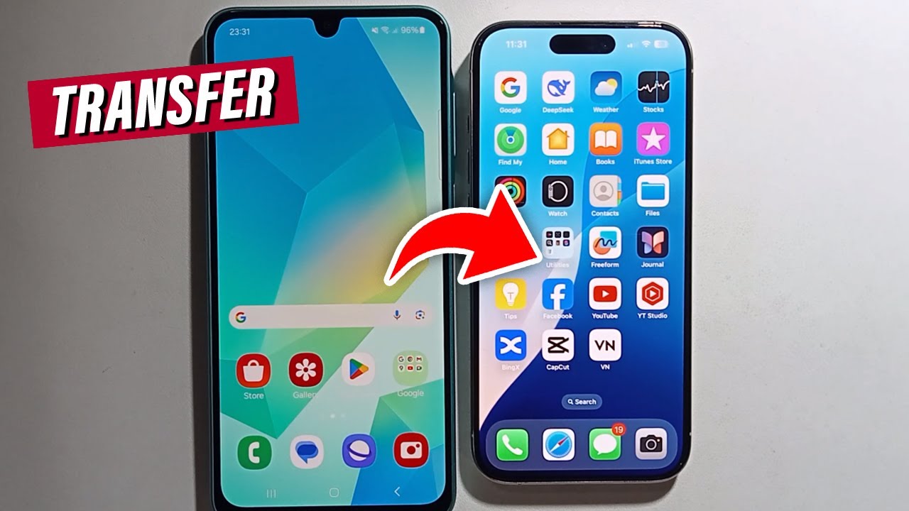 How to transfer photo from Samsung to iPhone [ANY Samsung to iPhone ...