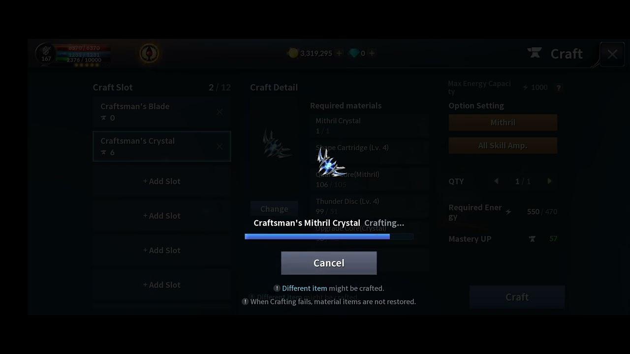 cabal M | How to success Craftsman Mithrl Crystal weapon - YouTube