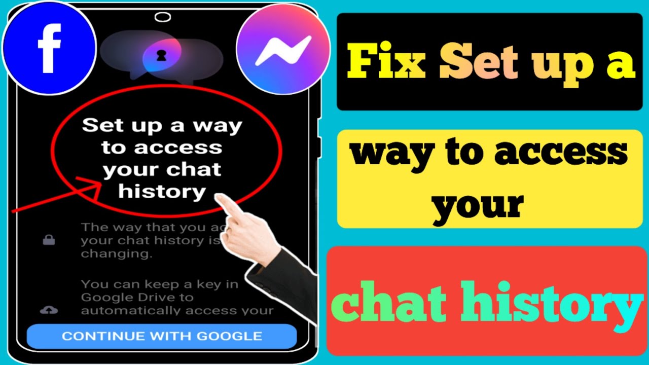 How to Messenger Set up a way to access your chat history | Set up a ...