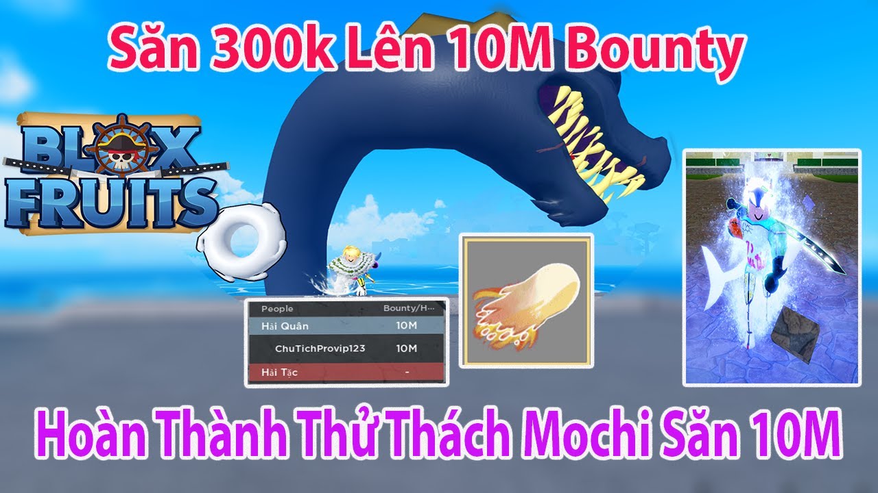 Roblox - Săn 300K Bounty Lên 10M Hoàn Thành Thử Thách Combo Mochi Lên ...