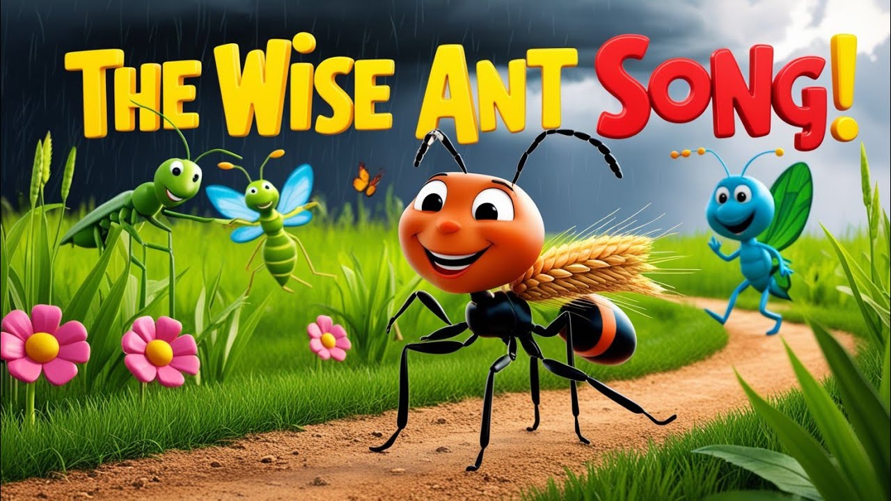 "🐜 The Wise Ant Song | A Fun and Educational 3D Nursery Rhyme for Kids ...