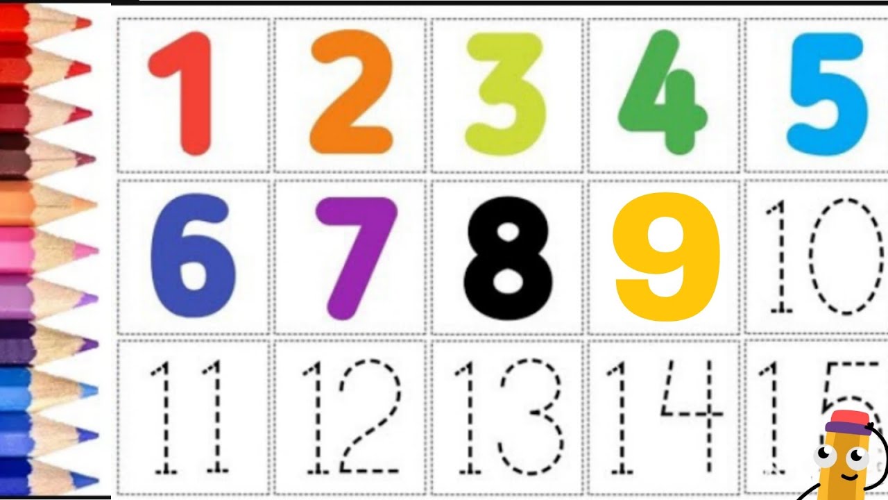 123 Numbers, 1234 Numbers Names, 1 to 20 Numbers Song, 12345 Learning ...