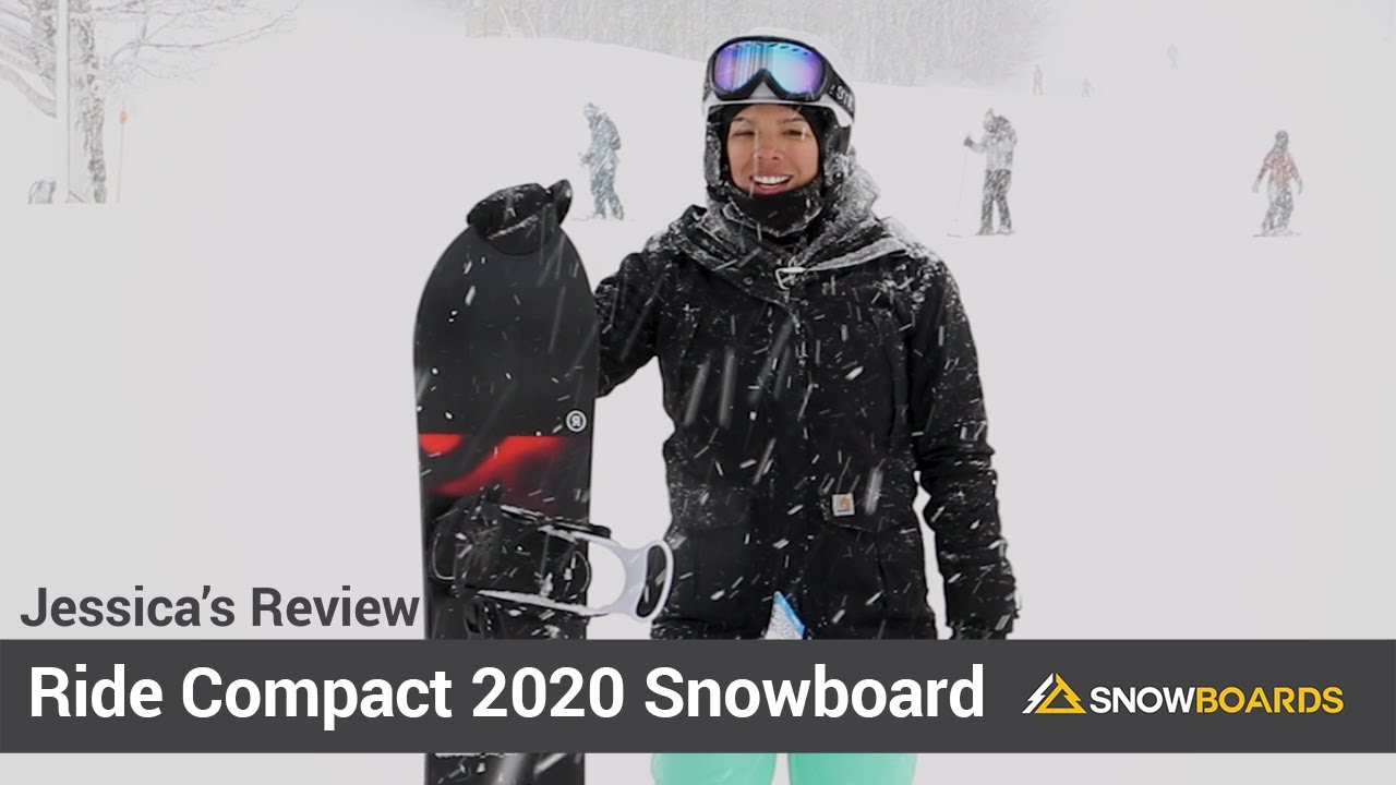 Jessica's Review-Ride Compact Snowboard 2020-Snowboards.com - YouTube
