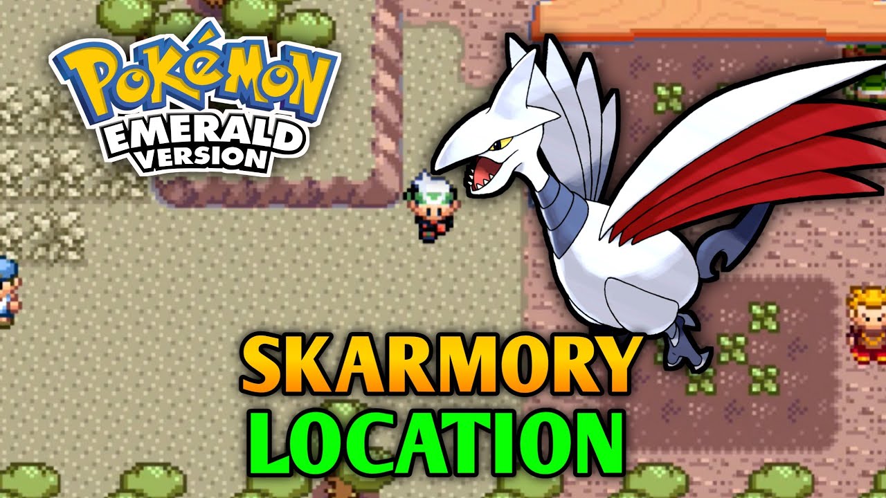 How To Catch Skarmory In Pokemon Emerald - Skarmory Location - YouTube