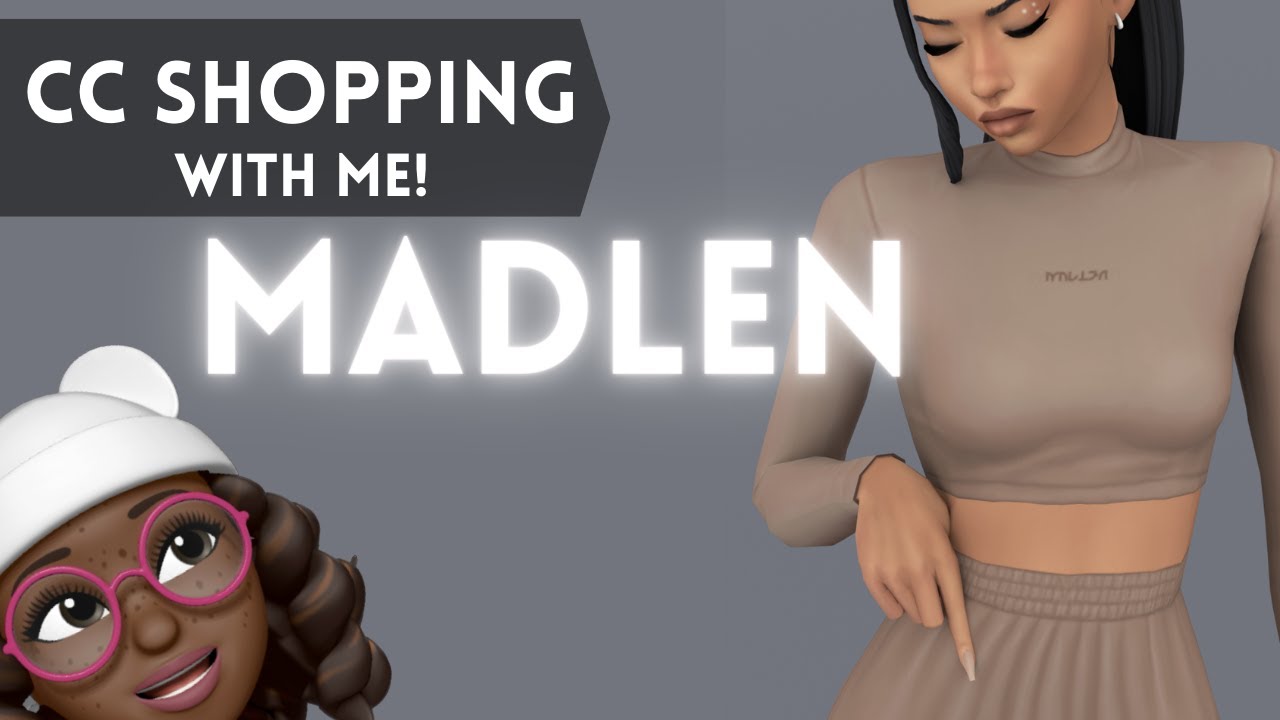 The Sims 4 | CC Shopping + MADLEN - YouTube