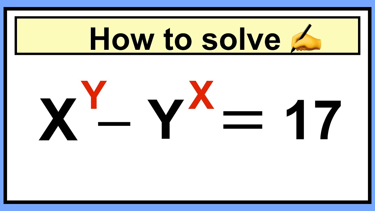 Nice Math Exponent Simplification With X and Y| Find the value of X and ...