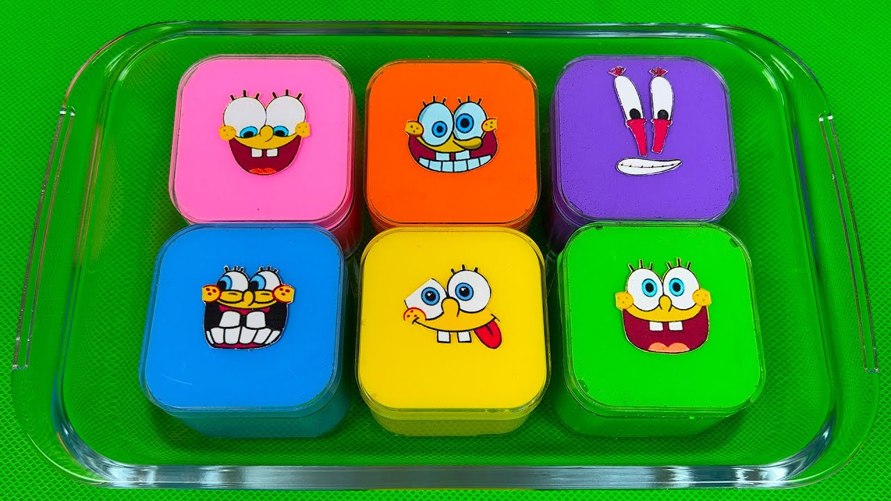 Spongebob Squarepants - Looking For All CLAY Mixing Coloring ...