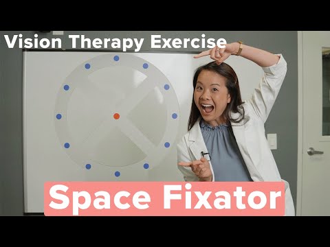 👀 A Vision Therapy Exercise To Improve Eye Tracking - Space Fixator