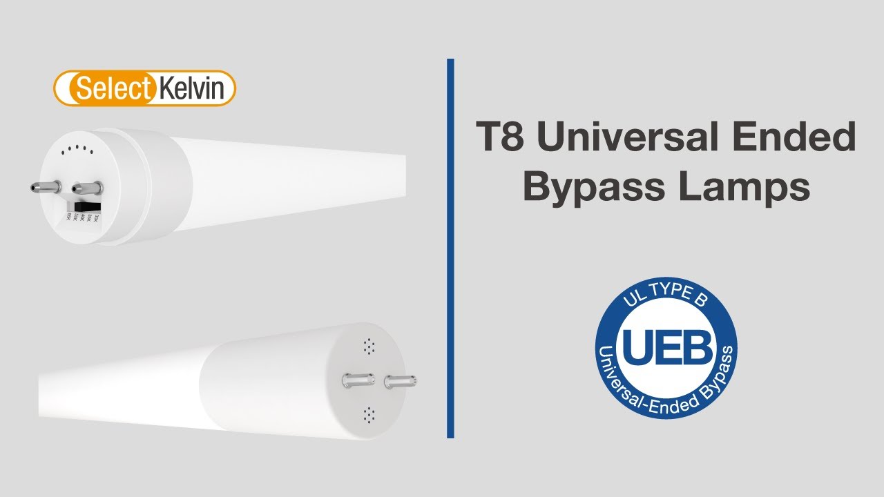 T8 Universal Ended Bypass Linear LED Lamps - YouTube