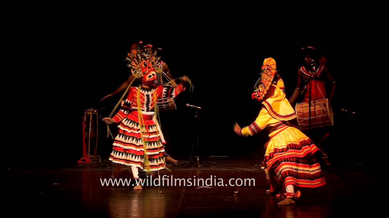 Mask or Devil dance of Sri Lanka - YouTube