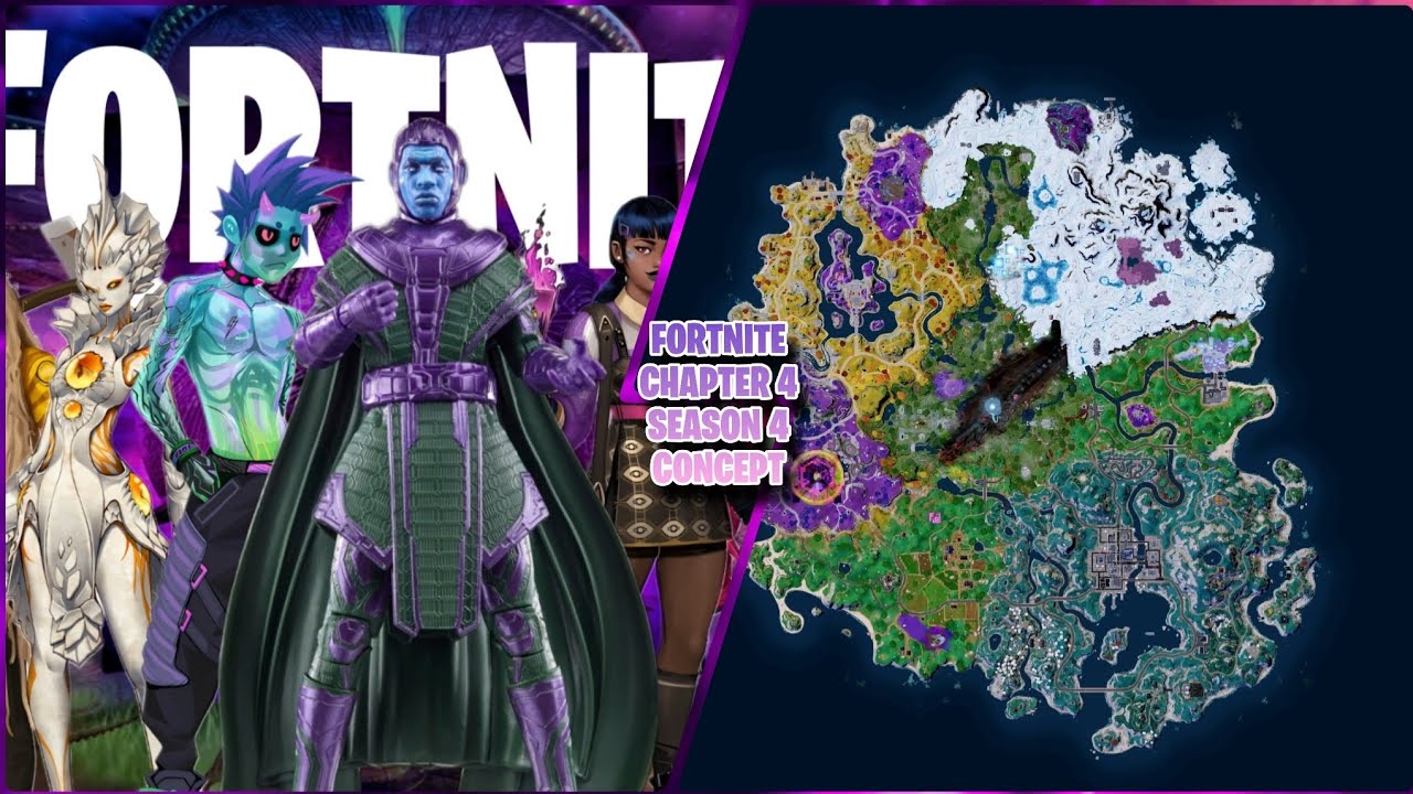 Fortnite Chapter 4 Season 4 THE LAST REALITY Battle Pass + Map Concept ...