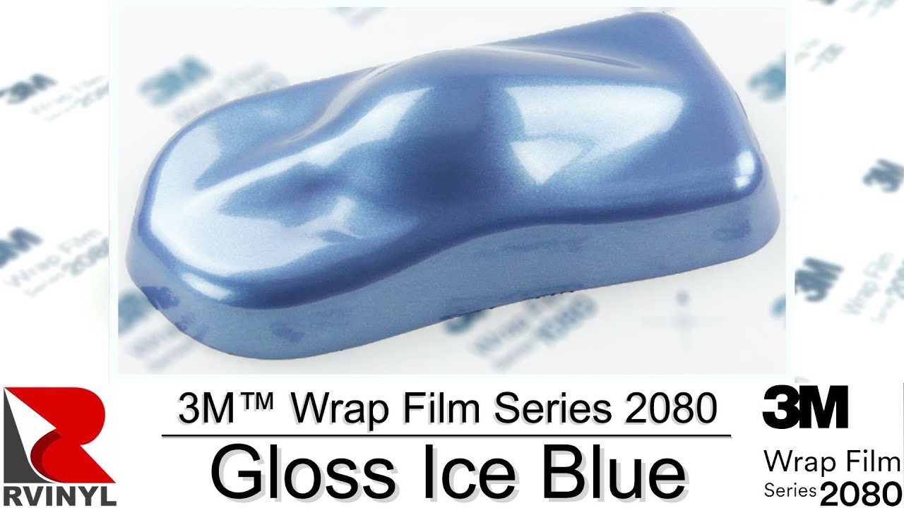 3M™ Wrap Film Series 2080 - Gloss Ice Blue G247 Vinyl - YouTube