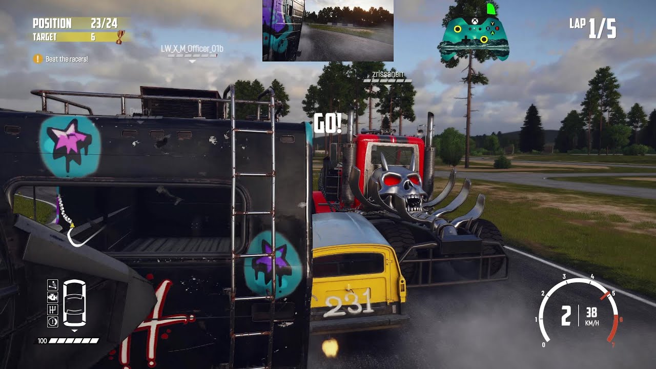 Wreckfest 24.12.04 Tournament Rumble Race - Supervan - YouTube