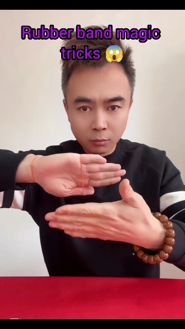 Amazing😱 🪄💥 Tending Rubber Band Magic Tricks Challenge 😱🪄💯 Tutorial #shorts #magic #tending # ...