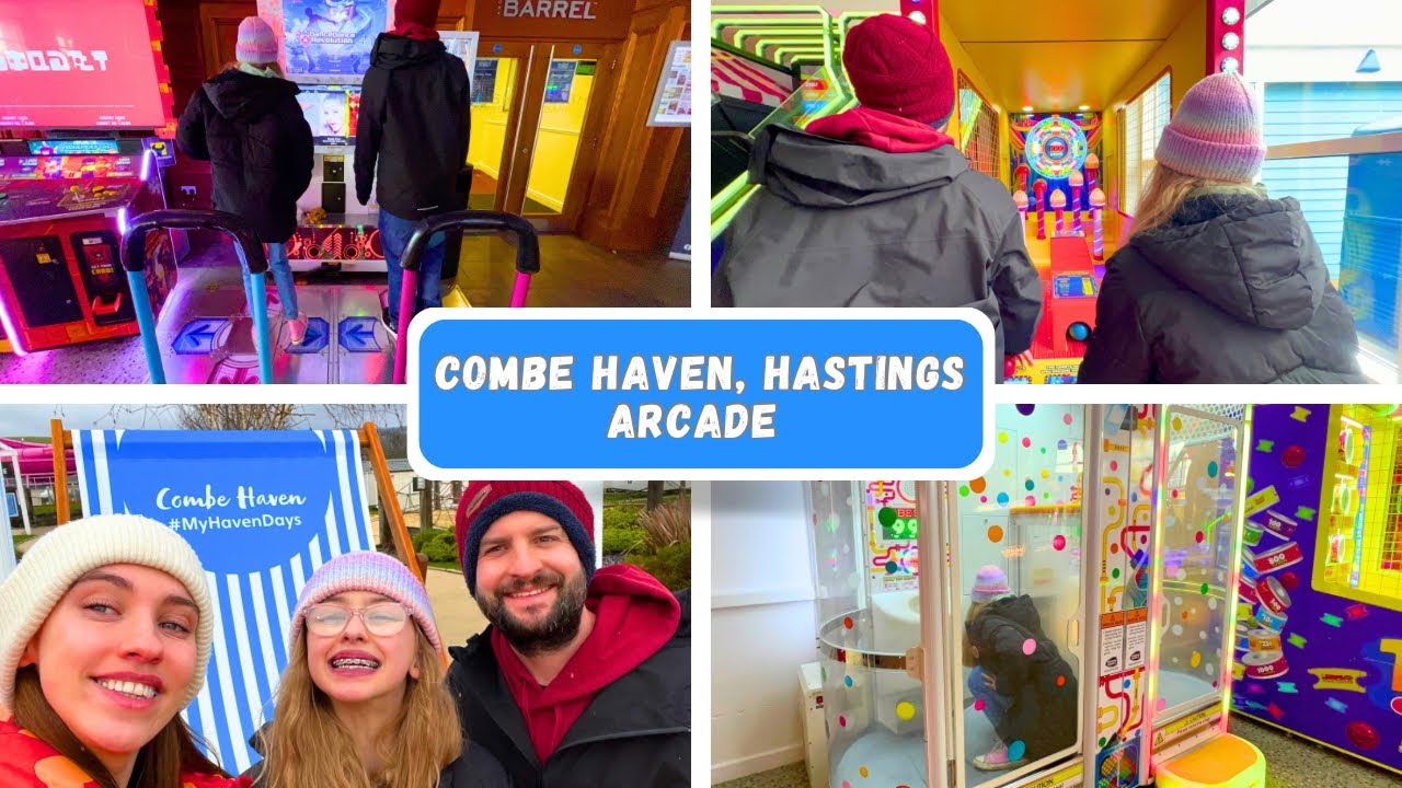 Arcades at Combe Haven, Hastings - YouTube
