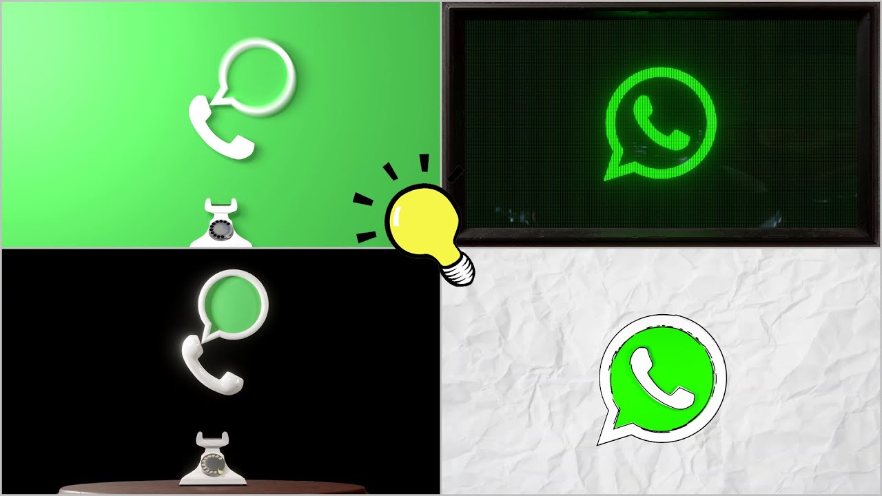 WhatsApp Logo Animation - 4 versions - YouTube