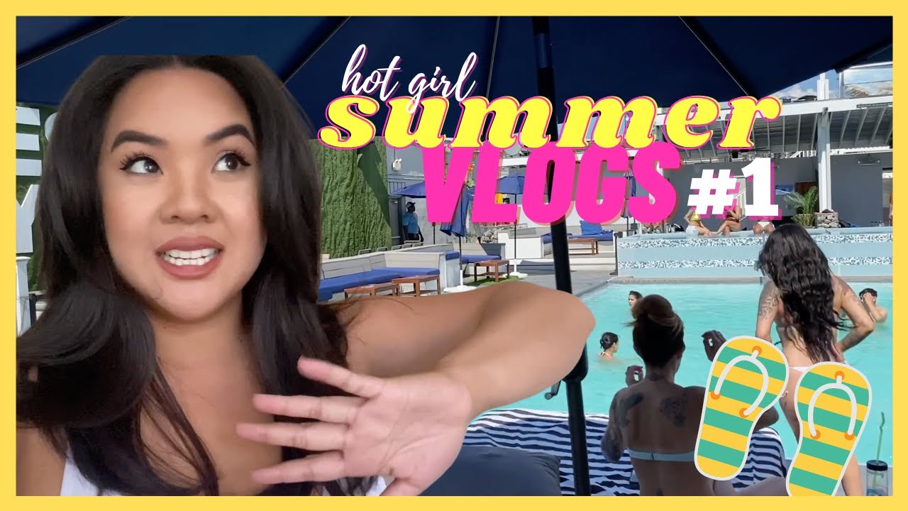 Pool Club ☀️⛱ FIRST VLOG BACK | Jerlyn Phan - YouTube
